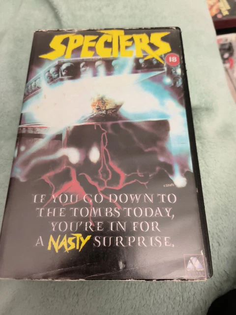 SPECTERS SPECTRES VHS 1st Generation Ex Rental Big Box Video Edition £5 ...