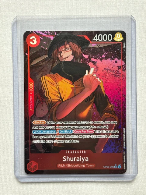 ONE PIECE TCG - Shuraiya (OP06-009) (V.2) - Wings of the Captain - Inglese EUR 14,00 - PicClick IT