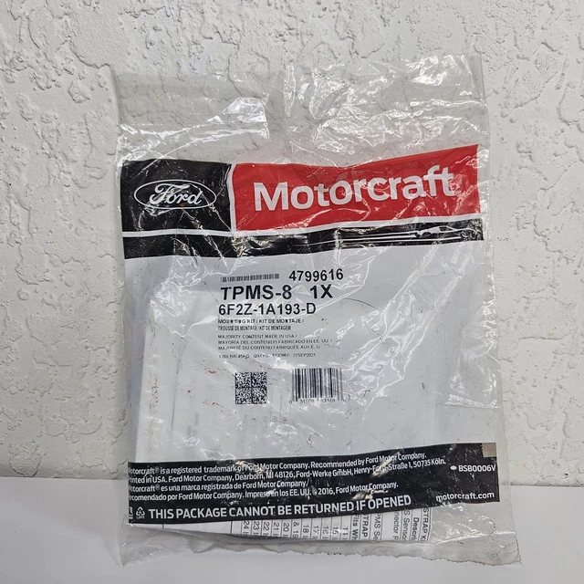 GENUINE FORD 6F2Z-1A193-D Motorcraft TPMS-8 Tire Pressure Sensor ...