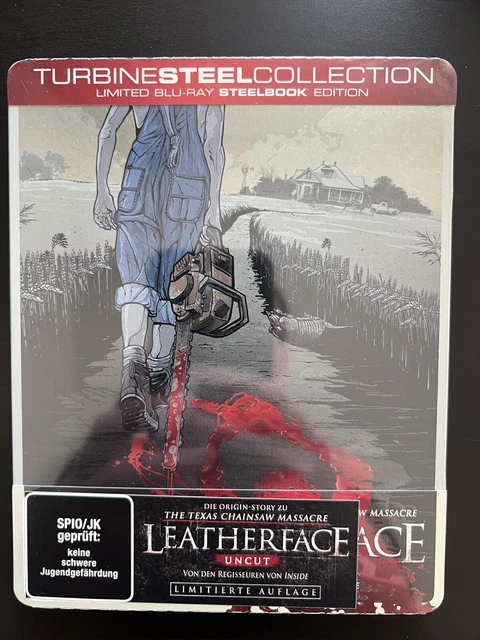 LEATHERFACE: BLU-RAY UNCUT Steelbook *Limitierte Auflage* nummeriert ...