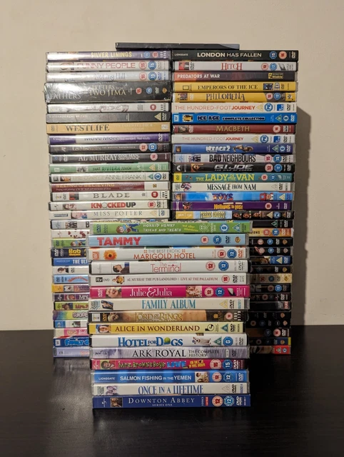 WHOLESALE DVD FILM/TV Series Joblot New Sealed Large Mixed Bundle ...