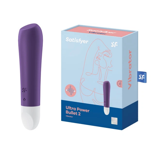 SATISFYER ULTRA POWER Bullet mini vibro pourpre idéal pour stimuler le clitoris EUR 45,26 ...