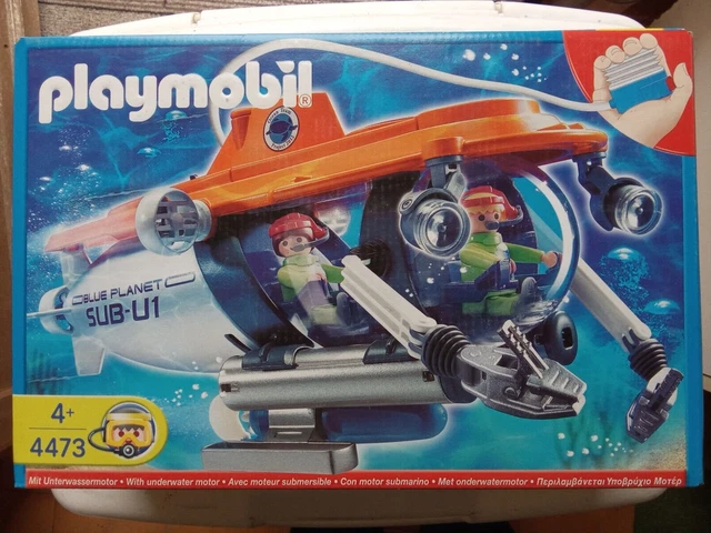 PLAYMOBIL 4473 SOUS Marin Sub Blue Planet + Moteur Misb Neuf Neu New ...