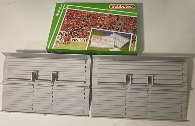 SUBBUTEO TABLE FOOTBALL Stadium Grey Terrace Set 61217 In Good Clean ...