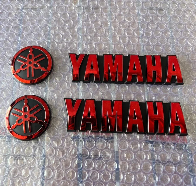 FUEL GAS TANK Fairing Fender 3D Red Fork Emblem Badge Sticker For R1 R3 ...