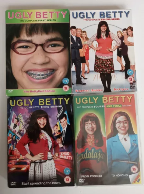 UGLY BETTY: COMPLETE Collection Series/Season 1, 2, 3 & 4 DVD Box Set 1-4 £9.99 - PicClick UK