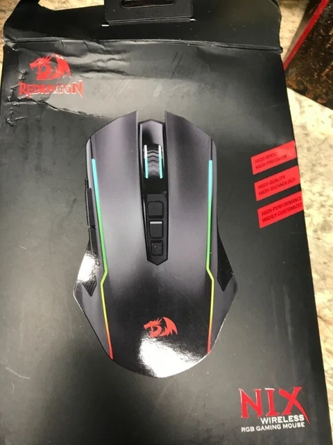 REDRAGON WIRELESS GAMING Mouse, Tri-Mode 2.4G/USB-C/Bluetooth Mouse ...