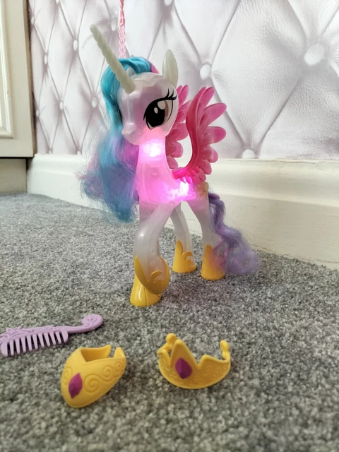 MY LITTLE PONY princess celestia Light Up Toy. 9" £5.00 - PicClick UK