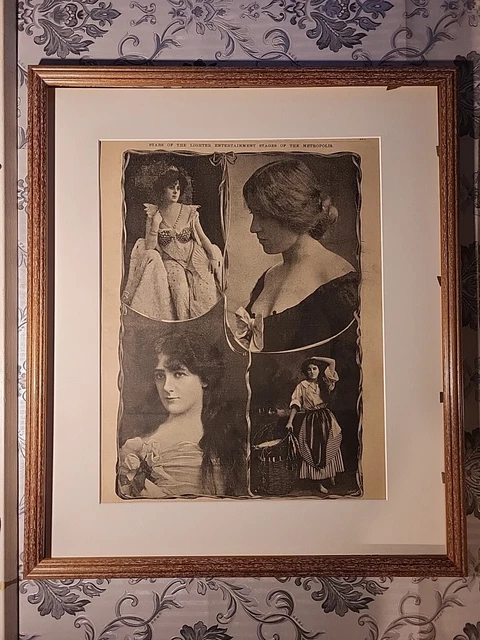 1905 PHOTOS GAYNOR Rowlands, Dorothy Drake, Decima Moore, Olive Morell ...