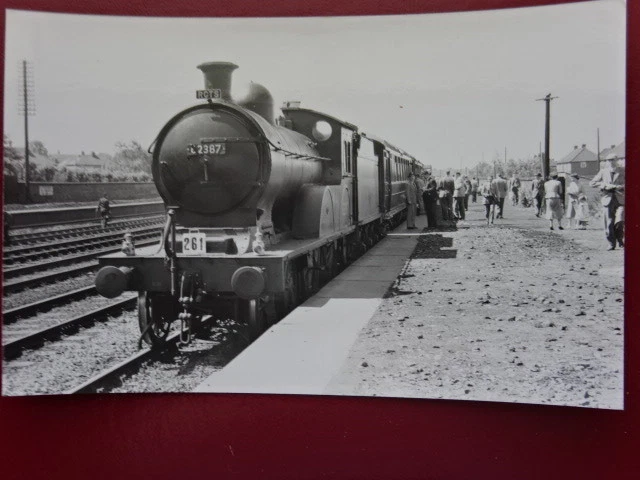 PHOTO LNER En Ner Class D20 Loco No 62387 At York Holgate 6/57 EUR 4,22 ...