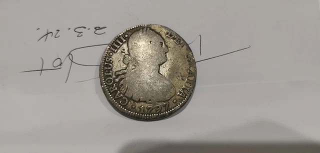 1797 CAROLUS IIII Dei Gratia Spanish Colonial Coin Beautiful And Rare ...