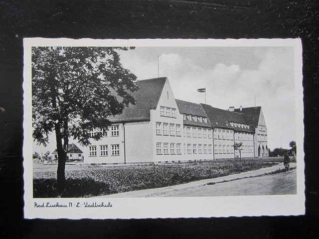 ALTE ORIG. AK Luckau 1943 Stadtschule EUR 20,00 - PicClick DE