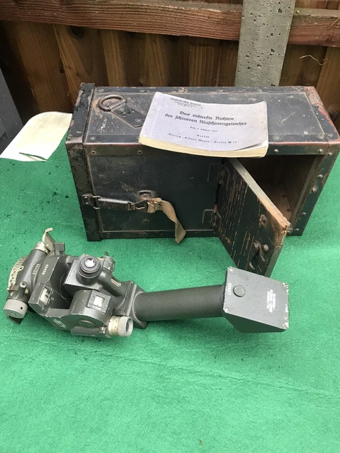 WWII WW2 ORIGINAL German Boxed RK31 MG34 Optic Sight + User Manual ...