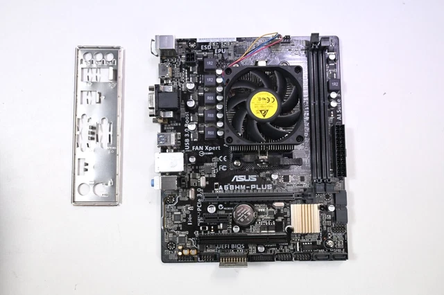 MOTHERBOARD : ASUS A68HM-PLUS DDR3 RAM AMD A8-7650K CPU +COOLER BUNDLE ...