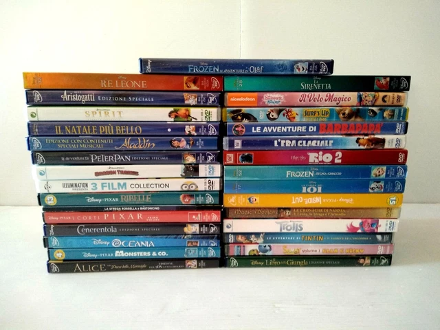 LOTTO DI 30 DVD Walt Disney Pixar Cartoni Animati Classici ottime ...