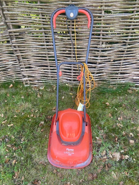 FLYMO TURBO LITE 330 Lawn Mower Good Working Condition Cables and Blade ...