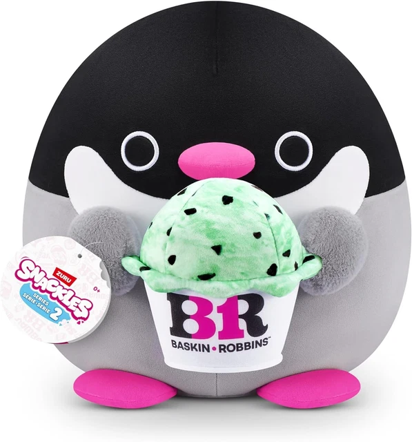 PENELOPE PENGUIN BASKIN Robbins Snackles Series 2 Large Plush Brand New ...