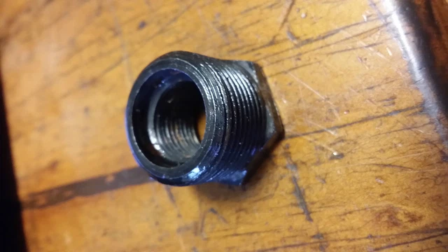 PIPE THREAD ADAPTOR: BSP 3/4" x 14 tpi male with BSP 3/8" x 19 tpi ...