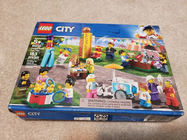 LEGO 60234 CITY People Pack Fun Fair Set New Sealed Creased box £22.65 ...