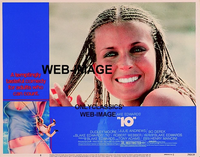 1979 Sexy Bo Derek Swimsuit 10 Cheesecake Pinup Photo Long Legs Corn Row Hair £1426