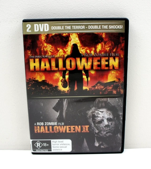 HALLOWEEN 1 & 2 DVD Rob Zombie Remakes Michael Myers Horror Region 4 ...