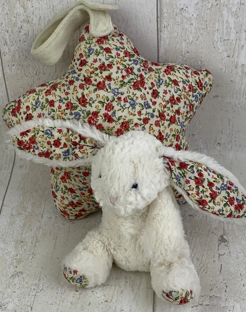 JELLYCAT BASHFUL BUNNY Liberty Blossom Star Musical Pull Soft Toy £7.99 ...