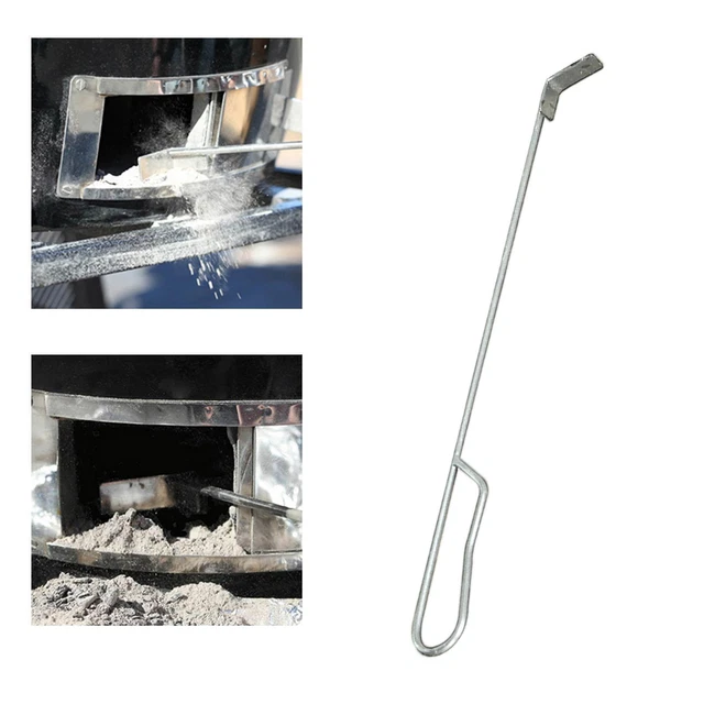 SOLID ASH SHOVEL Wood Burning Stove BBQ Ash Tool Ash Rake Tool Ash ...