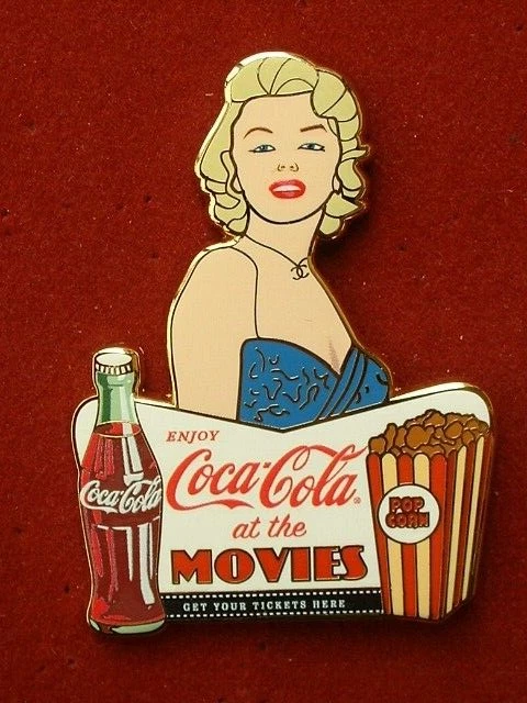 PIN'S MARILYN MONROE - Coca Cola - Blue Bust £31.62 - PicClick UK