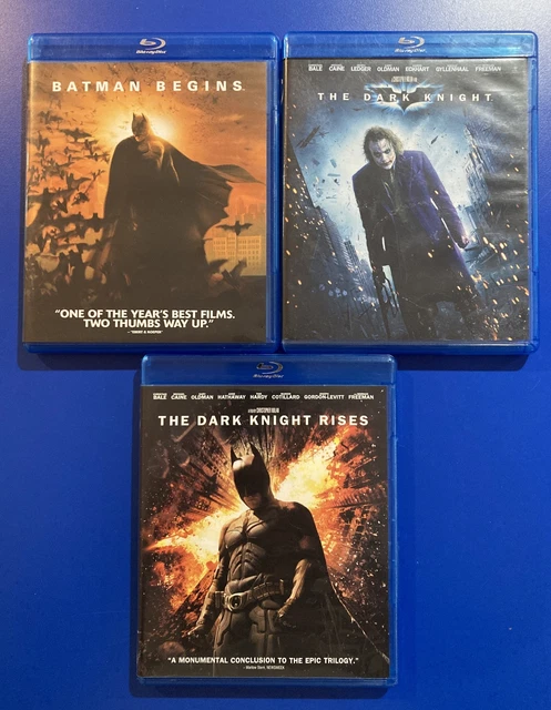 CHRISTOPHER NOLAN BATMAN Dark Knight Trilogy - Blu-Ray - Ottime + condizioni EUR 16,67 - PicClick IT