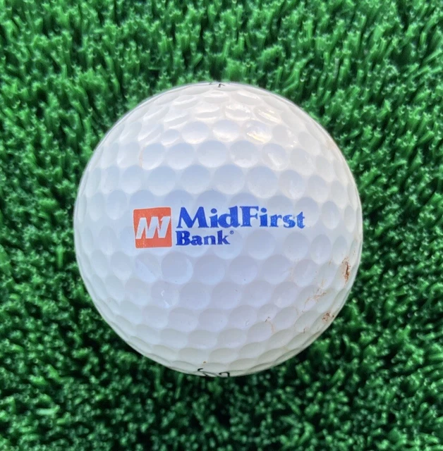 TITLEIST PRO V1 MidFirst Bank Logo Golf Ball PGA $16.99 - PicClick