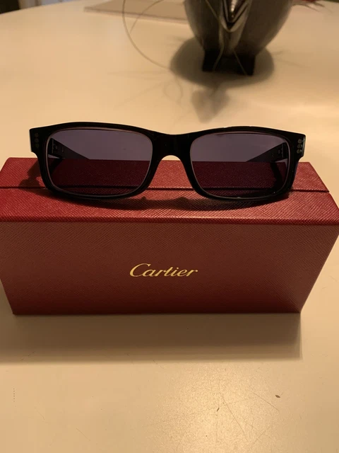 CARTIER SPECTACLES BLACK £155.20 - PicClick UK
