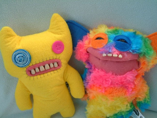FUGGLER RAINBOW GRIN Grin Snuggler + Yellow Indecisive - 10" £16.12 ...