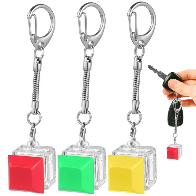 3 PCS FIDGETS Key Chain Keyboard Enthusiast Gift Mechanical Keychain £8 ...
