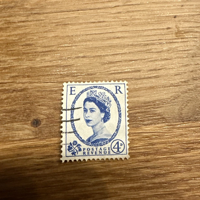 BRIEFMARKE QUEEN ELIZABETH II. Postage Revenue 4d gestempelt EUR 49,00 ...