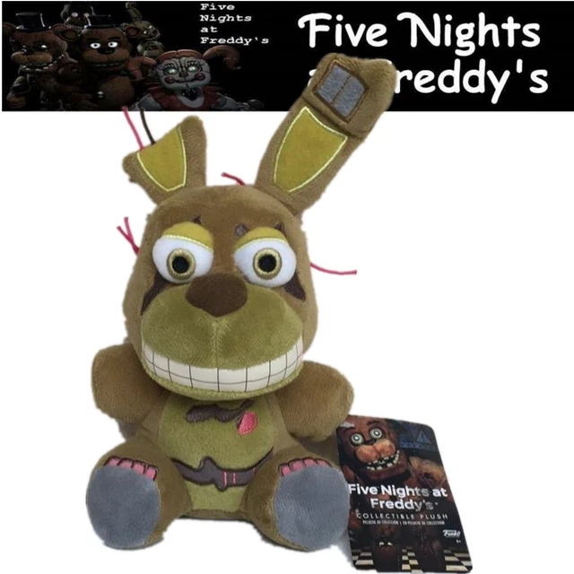 FIVE NIGHTS AT Freddys FNAF Game Springtrap Rabbit Green 7" Plush Toy £ ...