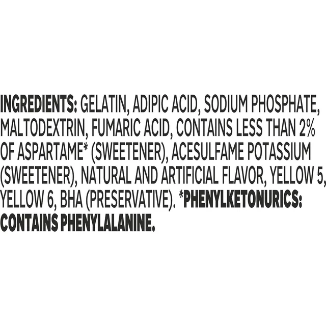 JELL-O JELLO JELL-O Sugar Free Lemon Low Calorie Gelatin Dessert 1 X 8 ...