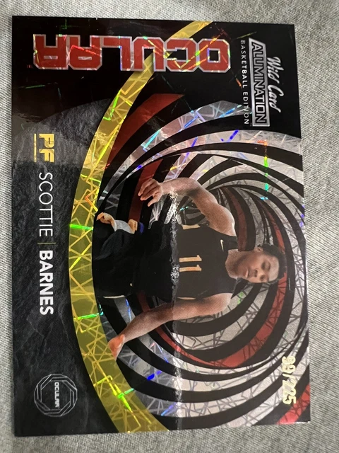2022 WILD CARD alumination Ocular Scottie Barnes Numbered 99/225 ...