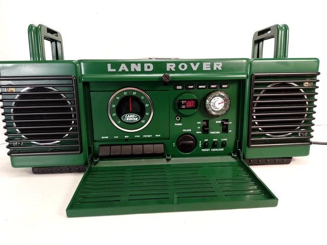 LAND ROVER PROMO Deluxe Portable CD Radio Boombox R-1 L Defender ...