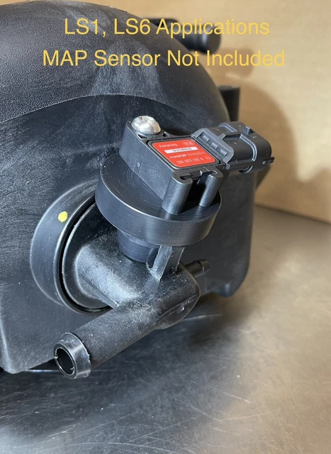CHEVY GM LS3 LS9 (3 bar) MAP SENSOR ADAPTER to LS1 LS2 LS6 LS7 and TBSS ...