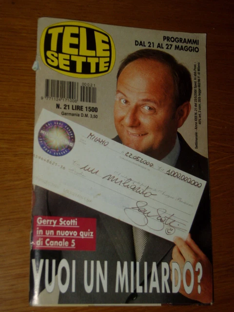 TELESETTE 2000/21=GERRY SCOTTI=ELISA Toffoli=Angela Melillo=Vittoria ...