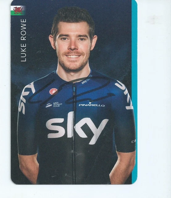 TOUR DE FRANCE CYCLISME autographe de LUKE ROWE team SKY EUR 1,50 ...