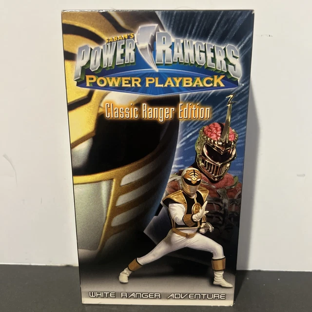 POWER RANGERS POWER Playback: White Ranger Adventure (VHS, 2000) TESTED ...