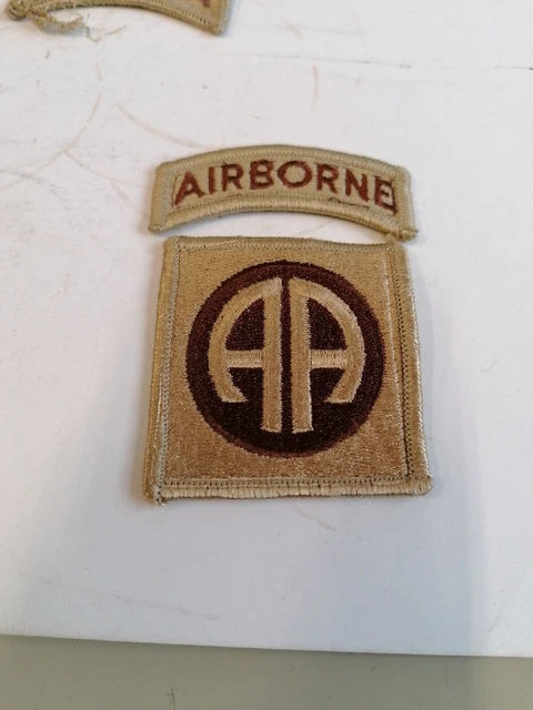 PATCH ARMÉE US 82ND AIRBORNE DIVISION sable original EUR 8,00 - PicClick FR