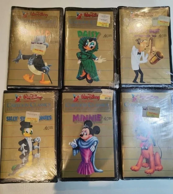 WALT DISNEY LIMITED GOLD EDITION Sealed VHS Video X 6 New EUR 217,43 ...