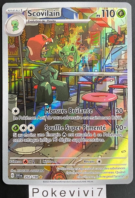CARTE POKEMON SCOVILAIN 202/198 Holo Secrète EV1 Ecarlate et Violet SV1 ...