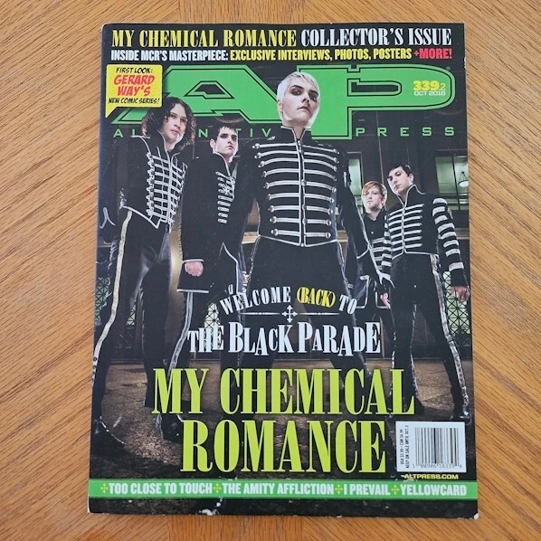 AP ALTERNATIVE PRESS Magazine My Chemical Romance Cover - 339.2 Oct ...