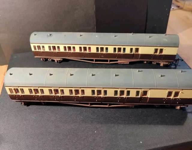 GWR 00 GAUGE Carriages X2. Airfix £18.00 - PicClick UK