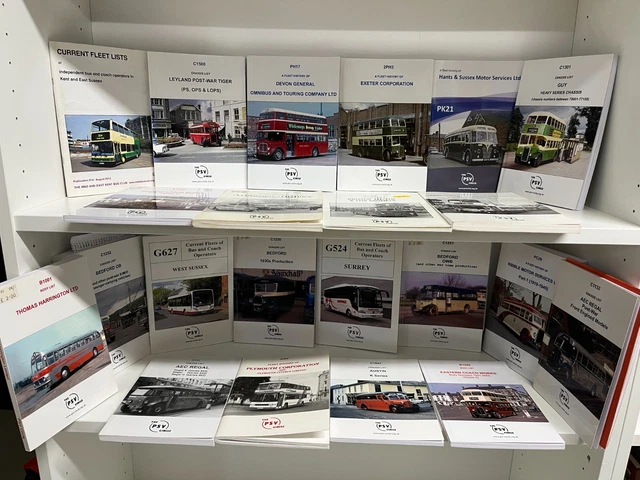 PSV CIRCLE BUS Fleet History 22 Volumes Set Chassis Lists UK Transport ...