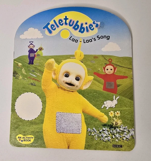 TELETUBBIES BOOK LAA-LAA'S Song Activity Colouring Story 1998 BBC ...