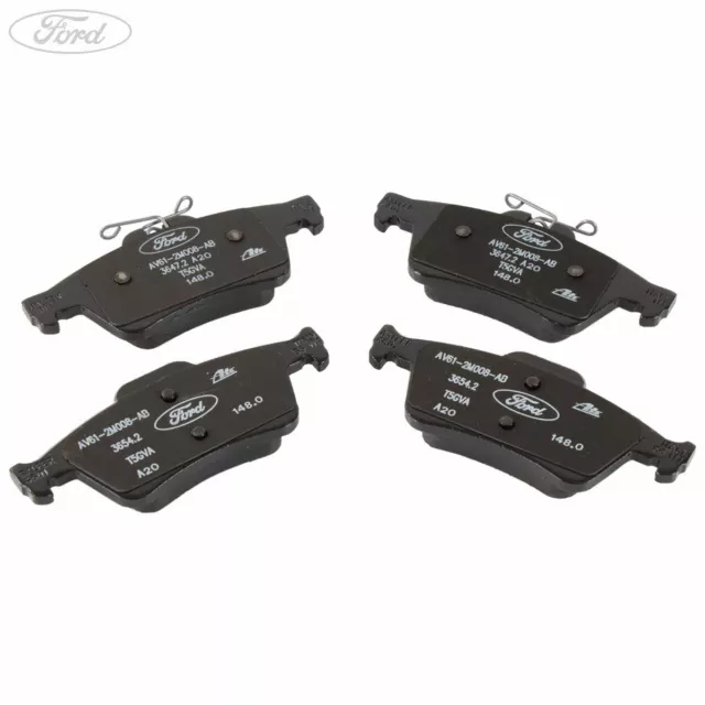 GENUINE FORD FOCUS Mk3 Kuga Transit Mk8 Rear Brake Pad Axle Set 1809458 ...